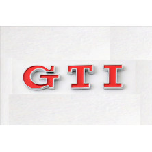 EMBLEMA TRASERO VOLKSWAGEN LETRAS GTI COLOR NEGRO