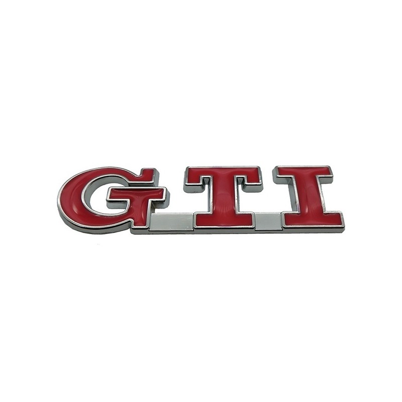EMBLEMA TRASERO VOLKSWAGEN LETRAS GTI COLOR NEGRO
