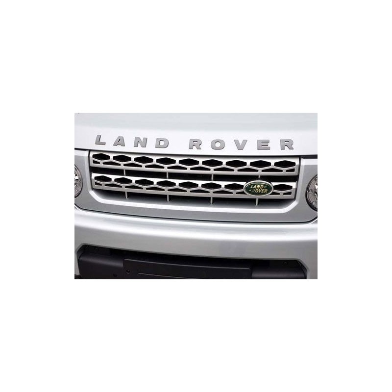 EMBLEMA DELANTERO O TRASERO LETRAS LAND ROVER PLATA