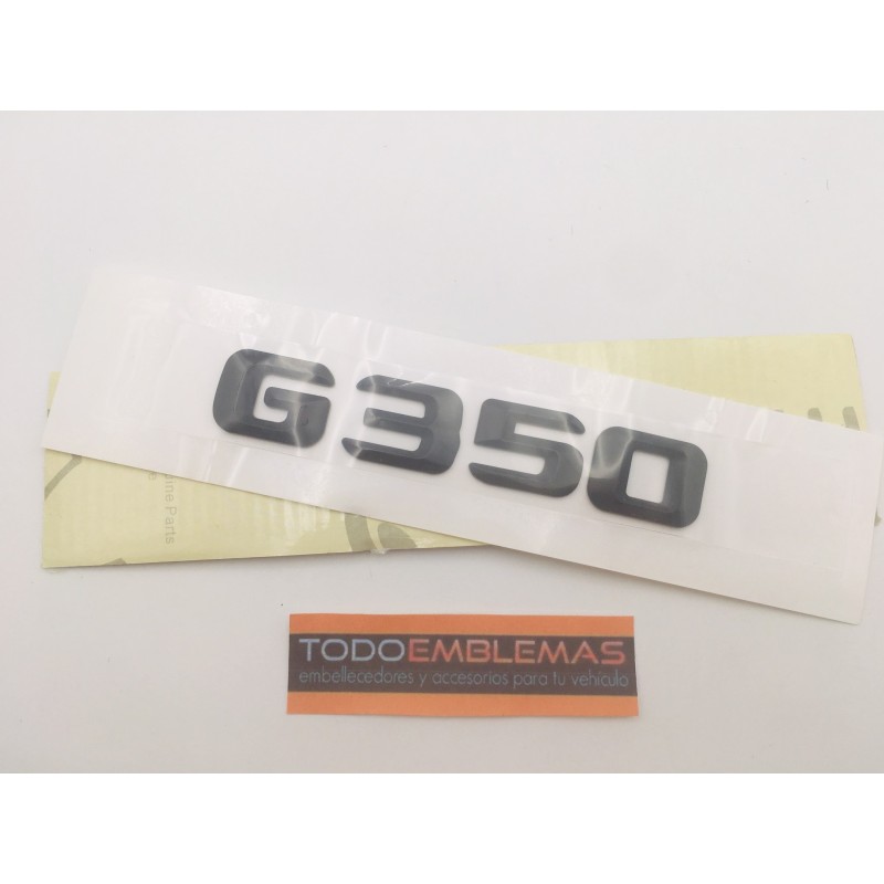 EMBLEMA LETRAS MERCEDES BENZ CLASE G G350 NEGRO