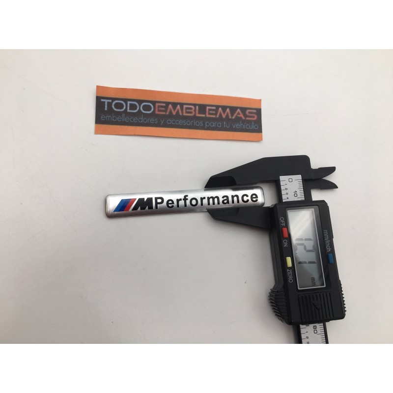 Emblema BMW performance aluminio