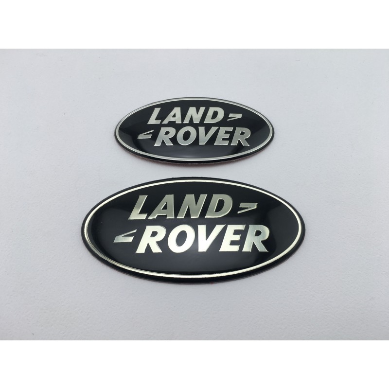 EMBLEMA DELANTERO O TRASERO LETRAS LAND ROVER NEGRO