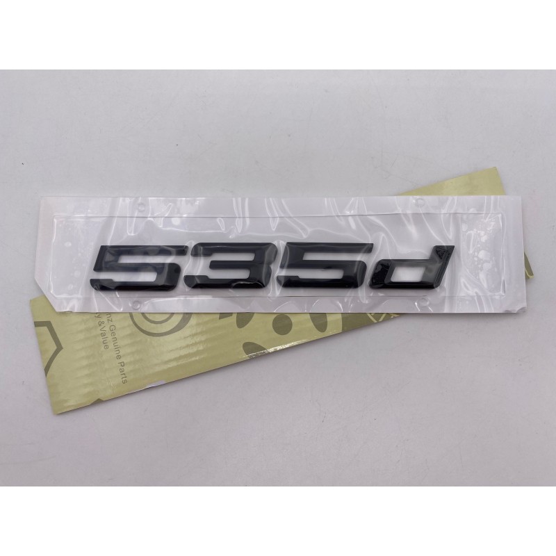EMBLEMA TRASERO BMW SERIE 5 535d NEGRAS