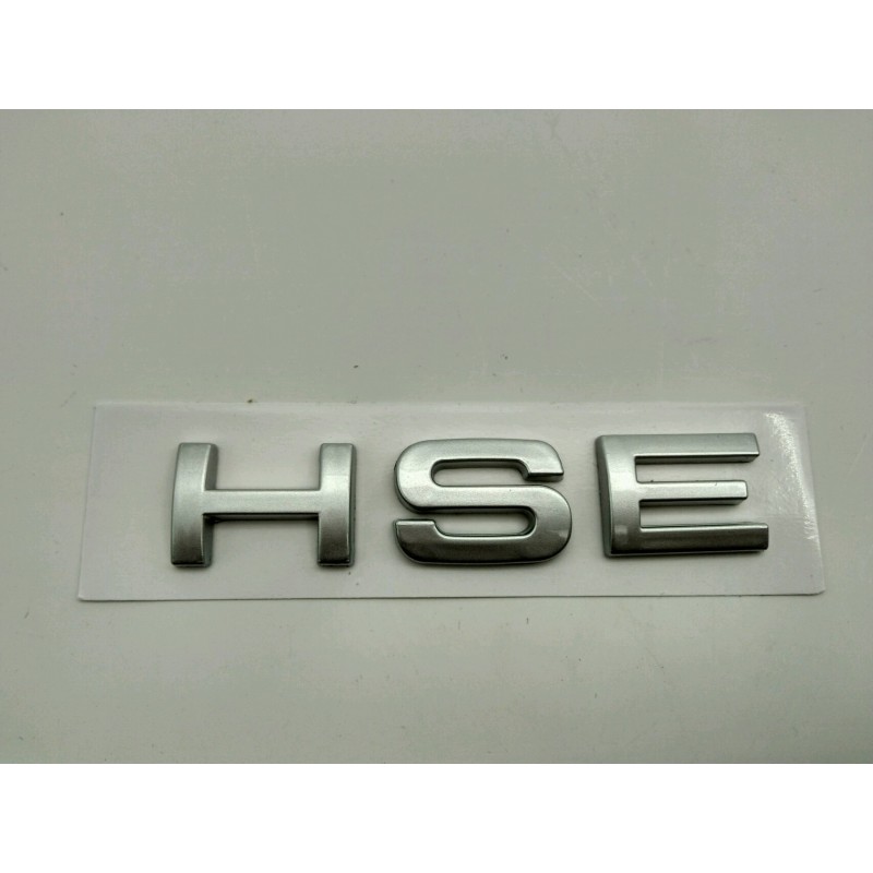 EMBLEMA TRASERO HSE LAND ROVER PLATA