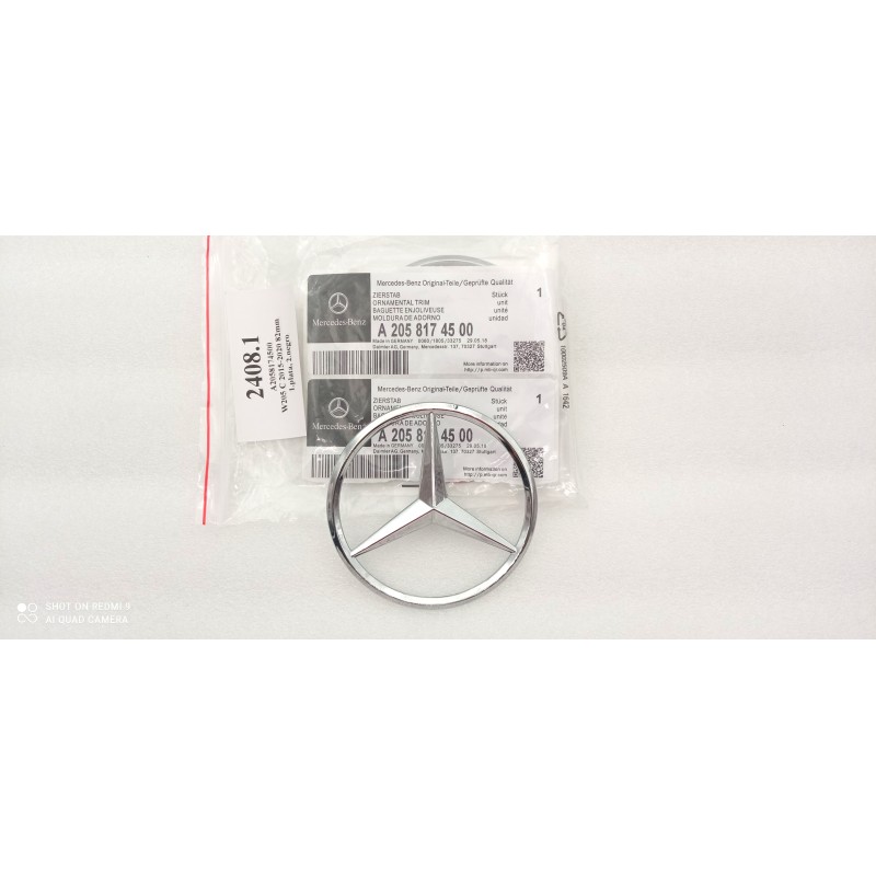 EMBLEMA ESTRELLA MERCEDES-BENZ C W205 TRASERO A2058174500